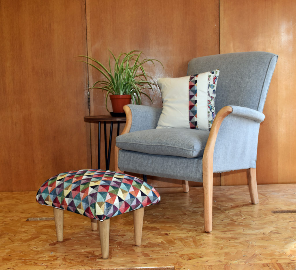 Geometric Footstool – Hebe Knowles Design